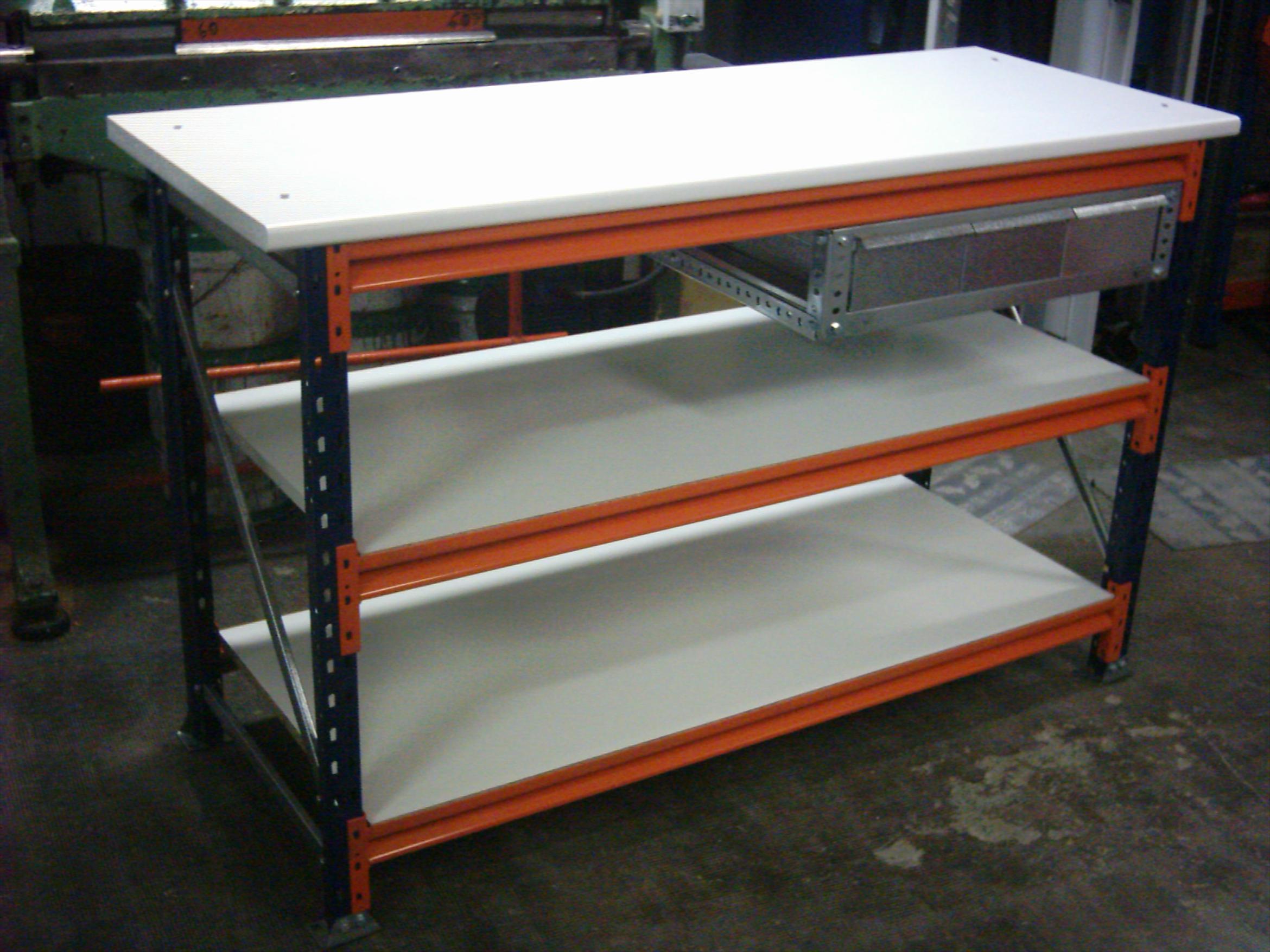 Mesas con cajones | estanterias metálicas ESME